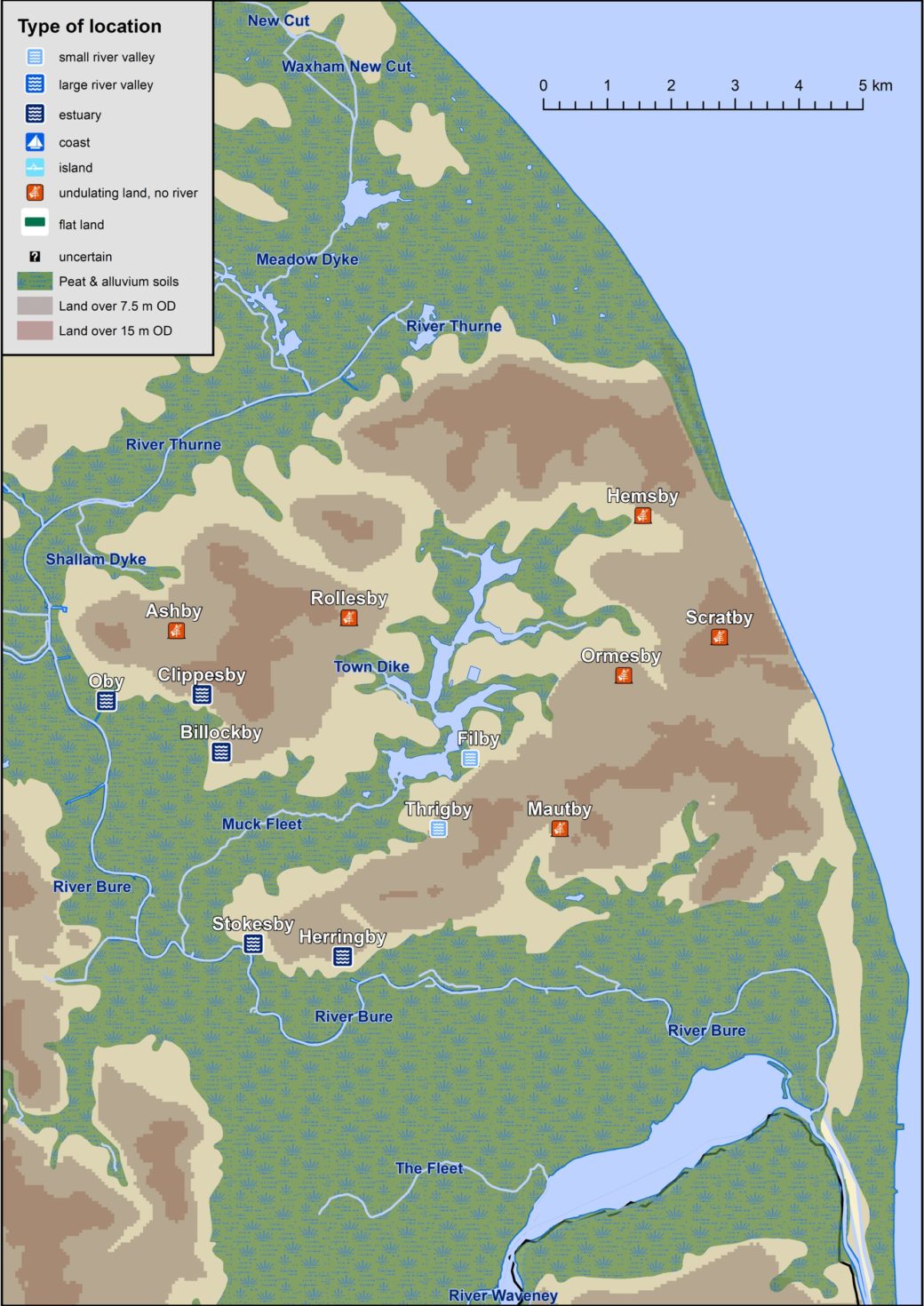 Mapping out Viking Place-names in East Anglia