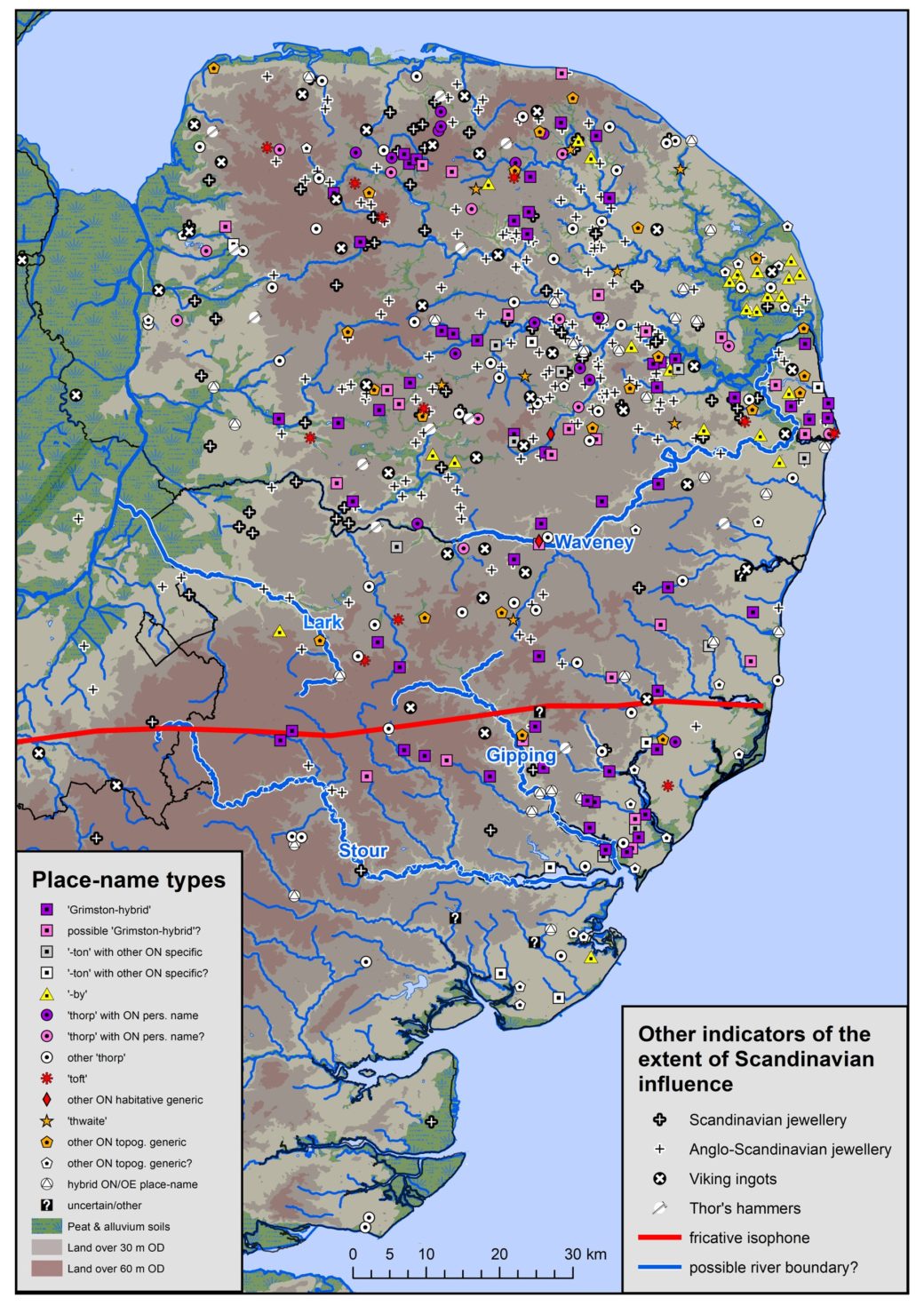 Mapping out Viking Place-names in East Anglia